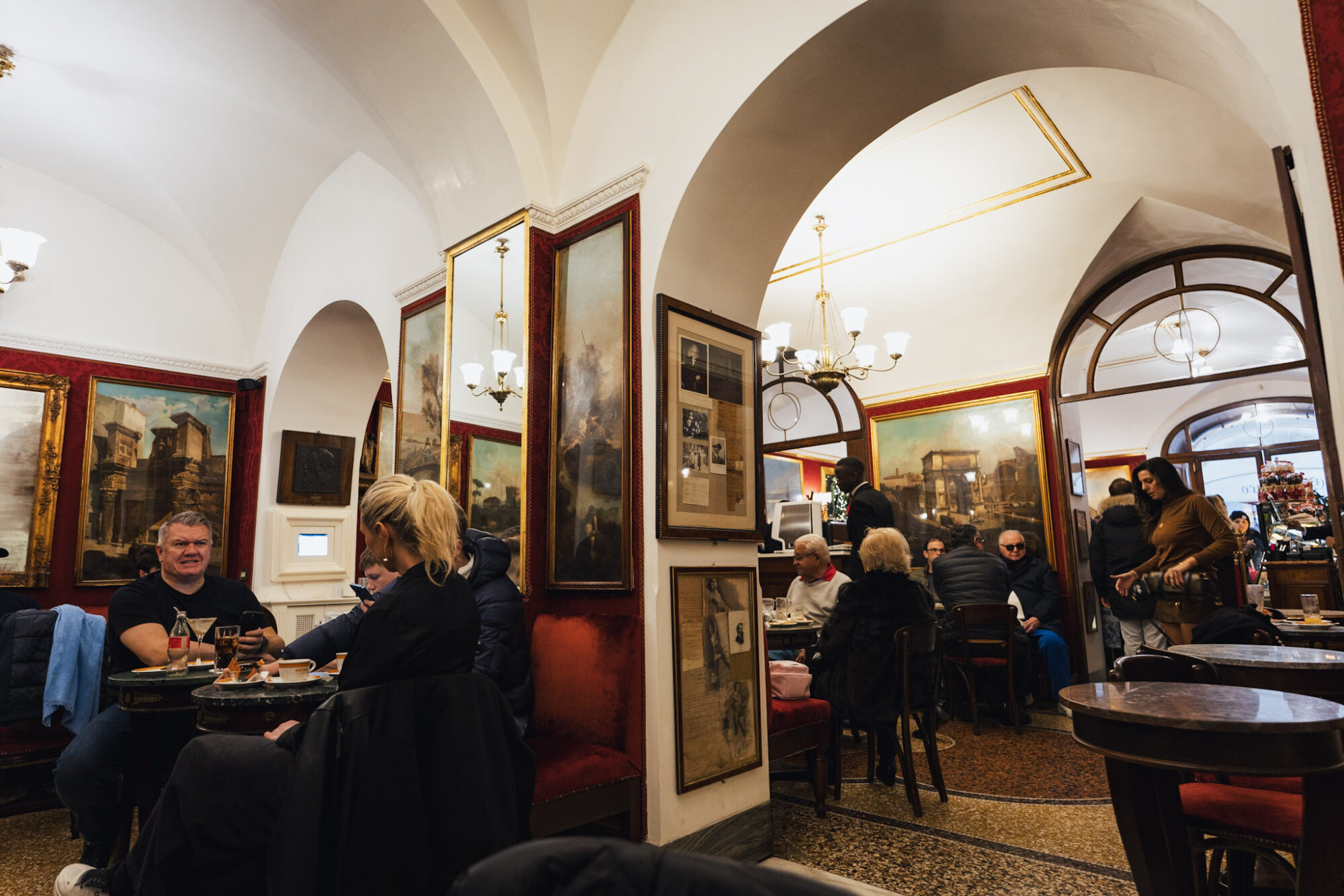 Antico Caffè Greco, The Oldest Cafe in Rome!